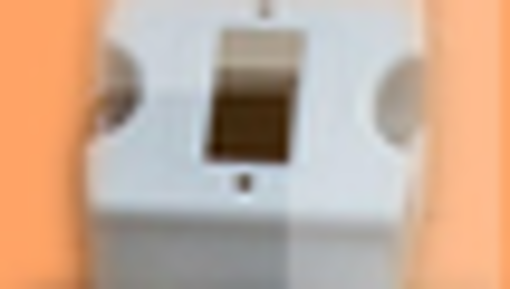 1 way Pvc Electrical open gang box-