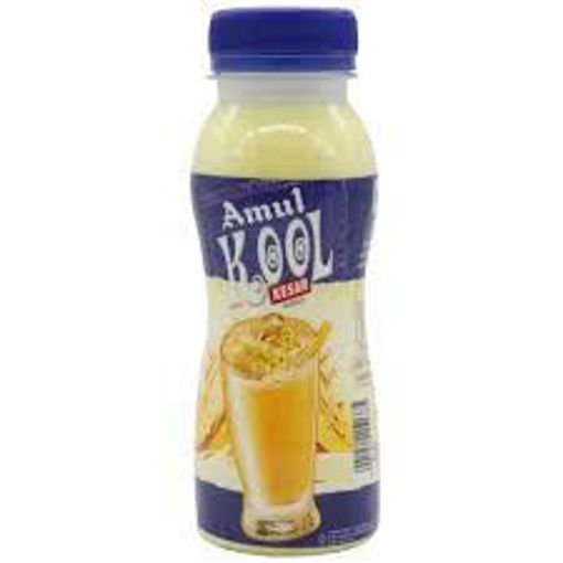 Amul Kool Kesar Milk 180.00 Ml Bottle-