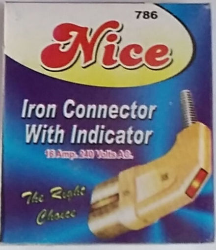 Iron Connector with Indicator / Press plug-