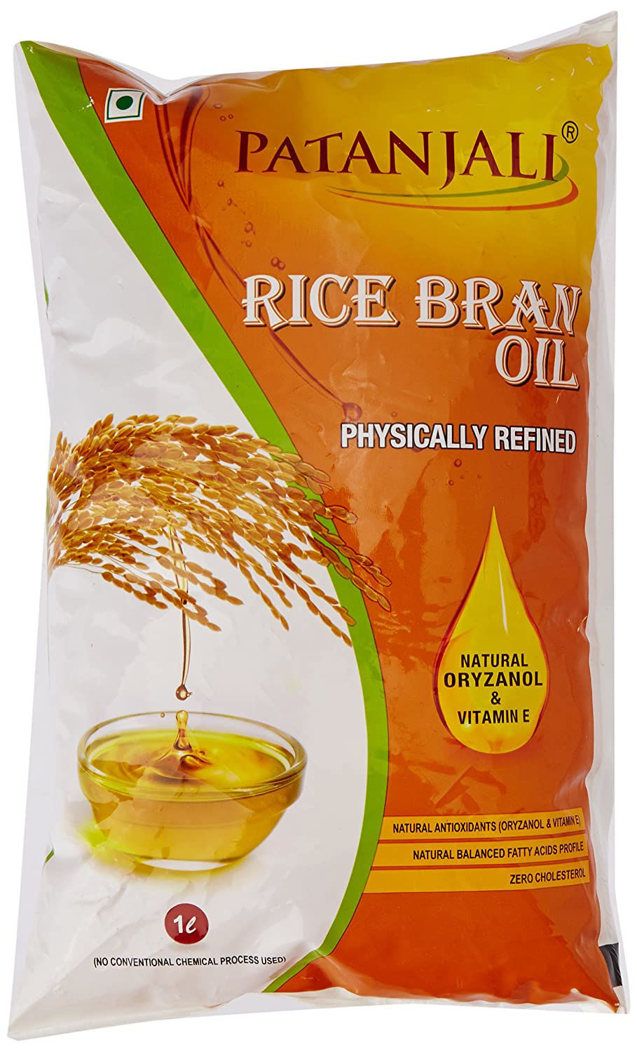 PATANJALI RICE BRAN OIL 910g (1L)-Pobara