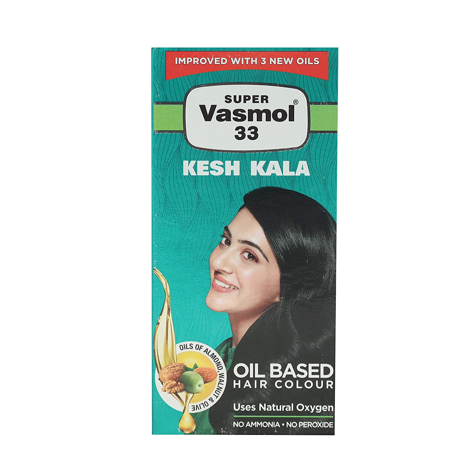 Vasmol Kesh Kala Hair Oil Based Hair Colour, 100ml-